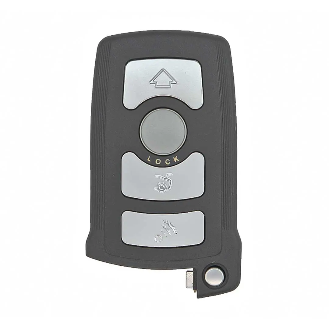 BMW CAS1 4-Button Remote Key Shell in Silver - NazirProg