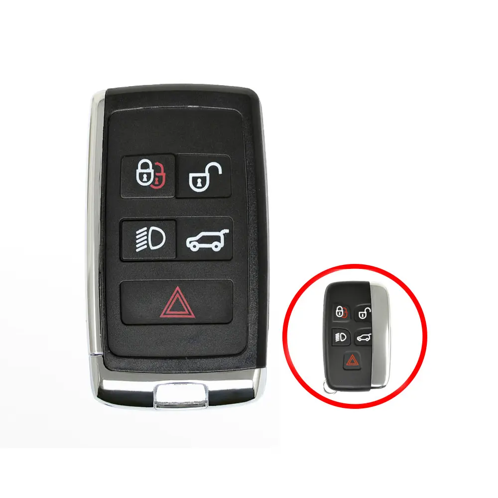 Range Rover Smart Remote Key Shell with 4+1 Buttons - NazirProg
