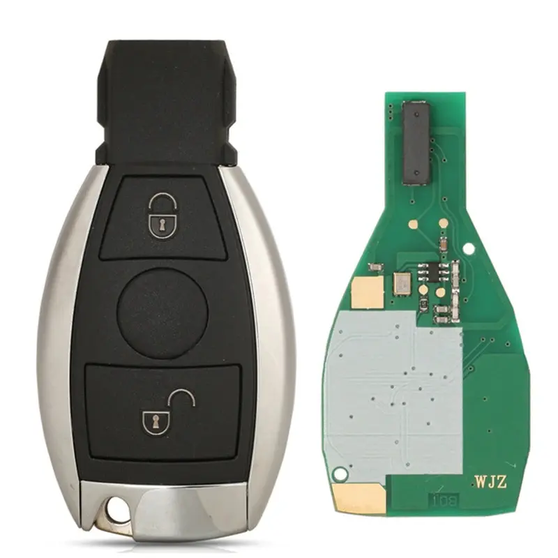 Mercedes Remote 2 Buttons 315MHz Black Color Used - NazirProg